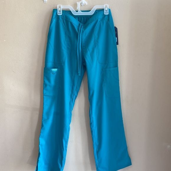 Cherokee | Pants & Jumpsuits | Nwt Cherokee Teal Blue Scrubs Pants ...